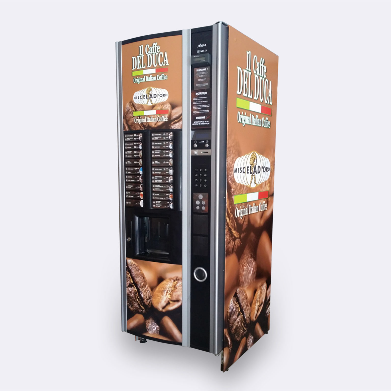 Vending machine for hot beverages Necta Astro – Espresso – Cafeto.me